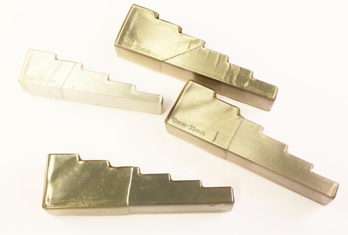 Step Wedge 10-35mm SS316 - 6 steps